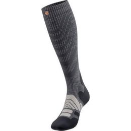 Bauerfeind Outdoor Merino Compression Sock Men M 38-44cm Umfang - lava grey - Gr&ouml;&szlig;e 46-49