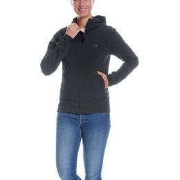 Tatonka Lajus Womens Hooded Jacket dark black - Gr&ouml;&szlig;e 36 Damen 8432