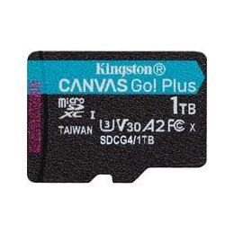 Kingston Canvas Go! Plus 1 TB microSDXC, Speicherkarte schwarz, UHS-I U3, Class 10, V30, A2