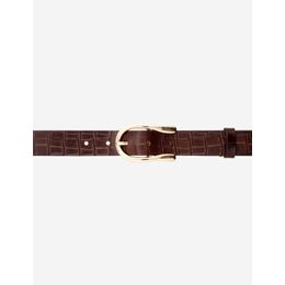 Brax Damen Gürtel Style DAMENGÜRTEL brown, dunkelbraun, Gr. 100