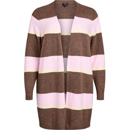 ZIZZI Knit Cardigan 'Casunny' female Brown size XXL