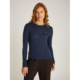 Tommy Jeans Longsleeve in Dunkelblau - 30% | Gr&ouml;&szlig;e M | Damen-tops