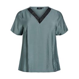 ZIZZI Bluse Damen Gr&ouml;&szlig;e XL/XXL gr&uuml;n / schwarz