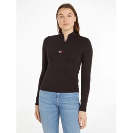 Tommy Jeans Longsleeve in Schwarz - 29% | Gr&ouml;&szlig;e L | Damen-tops