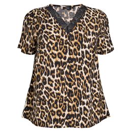ZIZZI Shirt Damen Gr&ouml;&szlig;e 11XL/12XL bronze / mischfarben