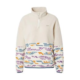 Iriedaily Pullover Damen Größe XL beige / petrol / dunkellila / orange