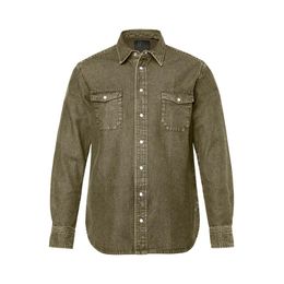 JP1880 Button Up Shirt male Green size L