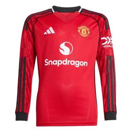 adidas Performance Funktionsshirt 'Manchester United 25/26' Jungen Größe 152 rot / schwarz / weiß