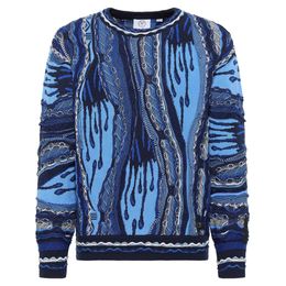 Carlo Colucci Sweater 'Ernandes' male Blue size XL