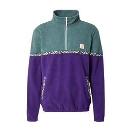 Iriedaily Pullover 'Monte Noe' Herren Gr&ouml;&szlig;e XL pastellgelb / smaragd / dunkellila / schwarz
