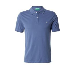 United Colors Of Benetton Poloshirt Herren Gr&ouml;&szlig;e M opal / wei&szlig;