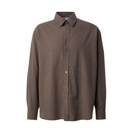 WEEKDAY Button Up Shirt male Brown size S