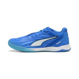 Puma Fu&szlig;ballschuh 'Ibero' Herren Gr&ouml;&szlig;e 46.5 azur / wei&szlig;
