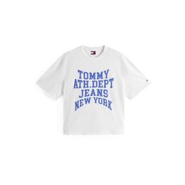 Tommy Jeans T-Shirt '90S VARSITY' Herren Gr&ouml;&szlig;e S ecru / blau