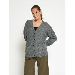 Desires Knit Cardigan 'Irma' female Grey size XXL