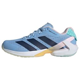 adidas Performance Sportschuh 'Adizero Counterblast' Damen Gr&ouml;&szlig;e 48.5/49 navy / t&uuml;rkis / hellblau / ros&eacute;