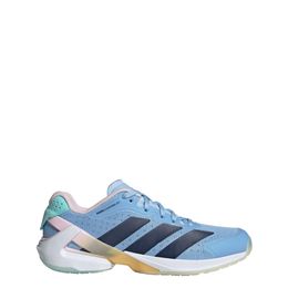adidas Performance Sportschuh 'Adizero Counterblast' Damen Gr&ouml;&szlig;e 48.5/49 navy / t&uuml;rkis / hellblau / ros&eacute;