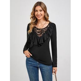 Lapaplus Top 'Women Lace Shirt' female Black size M