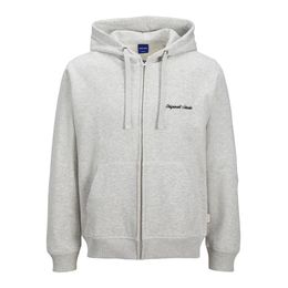Jack & Jones Plus Jack & Jones Plus Zip-Up Hoodie male White size 6XL