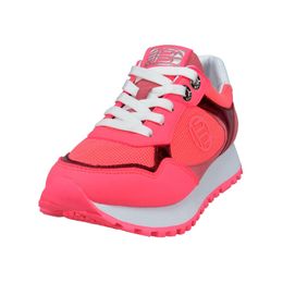 Bagatt Damen Sneaker "Bagatt Sneaker Lederimitat", Gr. 37rot kombi, Lederimitat, Schuhe