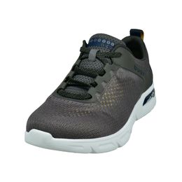 Sneaker Bugatti "Bugatti Sneaker Textil", Herren, Gr. 42, grau (dunkelgrau), Textil, Schuhe Sneaker