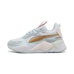 Puma Sneaker 'RS-X' Jungen Gr&ouml;&szlig;e 39 hellblau / sepia / hellgr&uuml;n / offwhite