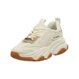 Sneaker Steve Madden "Steve Madden Sneaker Lederimitat", Damen, Gr. 40, wei&szlig;, Lederimitat, Schuhe Sneaker