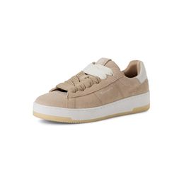 Tamaris Sneaker Damen Gr&ouml;&szlig;e 36 ecru / brokat