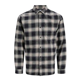 Jack & Jones JACK & JONES Hemd 'JJJames' Herren Gr&ouml;&szlig;e S braun / taupe / greige / dunkelgrau