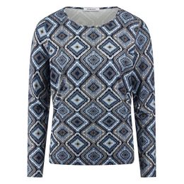 Peter Hahn - Rundhals-Shirt, blau, Gr. 38 / S