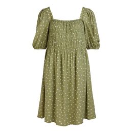 Object Kleid 'Juna' Damen Gr&ouml;&szlig;e 36 khaki / wei&szlig; Winterkleid