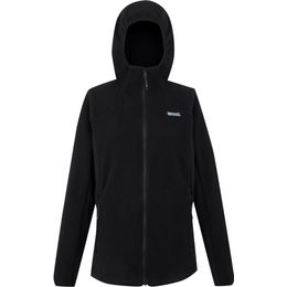 Regatta Elinn Damen Fleecejacke mit Kapuze schwarz 40 - Damenjacken