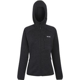 Regatta Newhill Damenfleecejacke mit Kapuze schwarz 46 - Damenjacken