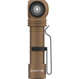 Armytek Wizard C2 Pro Magnet USB Multifunktionstaschenlampe mit Anzeige von Temperatur / Ladezustand / Status sandfarben - Stirnlampen