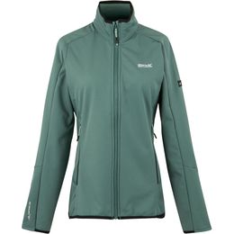 Regatta Moutdale Damen Softshelljacke dunkelgr&uuml;n 46 - Damenjacken