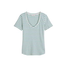 Marc O'Polo Shirt female size XXL Petrol / White