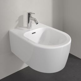 Villeroy & Boch Villeroy & Boch Skyla Bidet wandhängend, 37 x 53 cm mit CeramicPlus