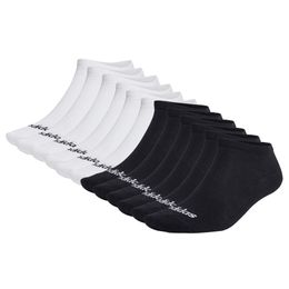 adidas originals Socken '12er-Pack' Damen Gr&ouml;&szlig;e 43/45 schwarz / wei&szlig;