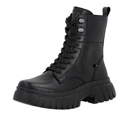 Rieker Schn&uuml;rstiefelette Damen Gr&ouml;&szlig;e 43 schwarz Winterschuhe