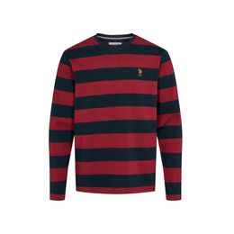 U.S. Polo Assn. Pullover 'UMTage' Herren Gr&ouml;&szlig;e S marine / rot