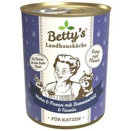 Betty's Landhausk&uuml;che Huhn & Fasan mit Borretsch&ouml;l 6x400 g