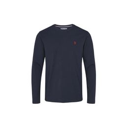 U.S. Polo Assn. Langarmshirt 'UMBROLIN' Herren Gr&ouml;&szlig;e S dunkelblau