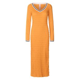 Odd Molly Kleid ' Sporty Sue ' Damen Gr&ouml;&szlig;e 34 orange / schwarz Winterkleid