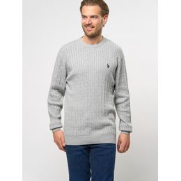 U.S. Polo Assn. Pullover 'UMARCHI KNIT' Herren Gr&ouml;&szlig;e XL graumeliert