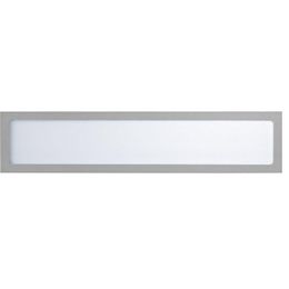 eurokraft basic Magnetische Infotasche, für Überschriften, DIN A4 quer / DIN A3 hoch, 312 x 60 mm, Rahmen silber, VE 10 Stk