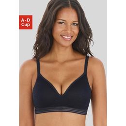 Lascana Bralette-BH ', BH ohne B&uuml;gel, Push-up-BH, Freya' blau Gr. 80C. Mit Integriertem Kissen und ohne B&uuml;gel und mit seitlichen St&auml;bchen