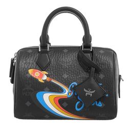 MCM Bowling Bags - Visetos Boston Small - Gr. unisize - in Schwarz - f&uuml;r Damen