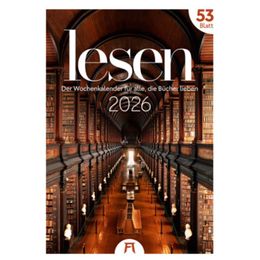 Ackermann Kunstverlag Kalender - Lesen Wochenkalender 2026 | Gr.: onesize
