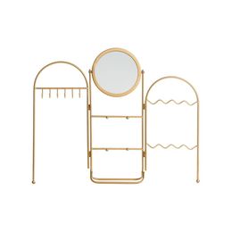 Beliani Kosmetikspiegel PIROU in Gold - (W) 54 x (H) 46 x (L) 12 cm | Gr.: onesize