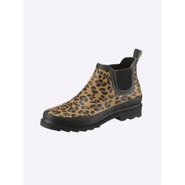 Heine Stiefelette in camel-schwarz | Gr.: 41